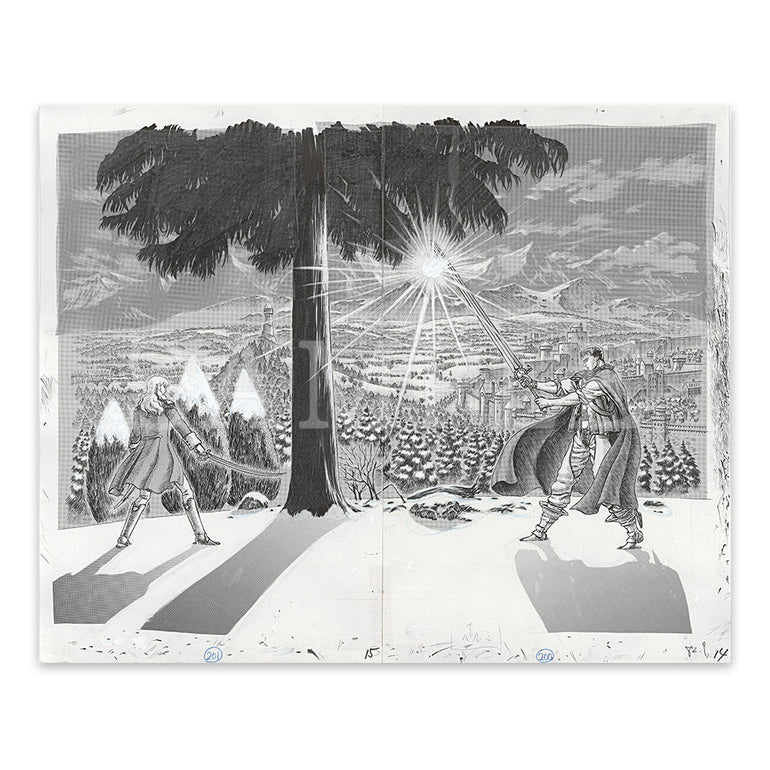 Manuscript Sheet (C) - Guts vs Griffith - Berserk Exhibition– JapanResell